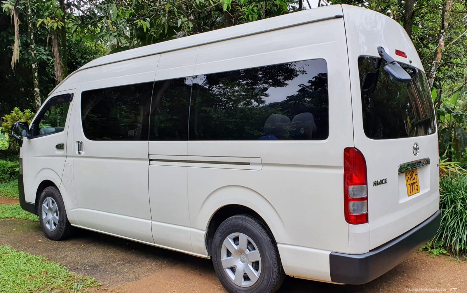 Sri Lanka Van Rentals/Hire - KDH High-roof Van / Mini-Bus for rent in ...