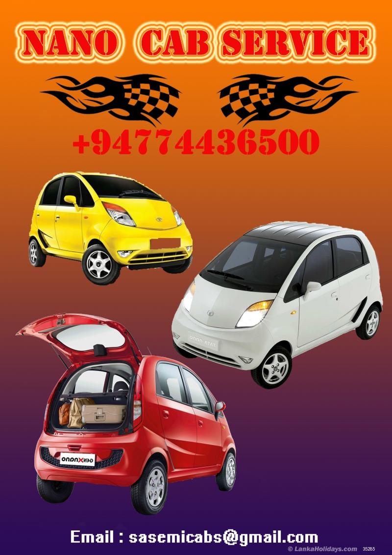Sri Lanka Taxi/Cab Rentals/Hire - WENNAPPUWA NANO CABS 0774436500