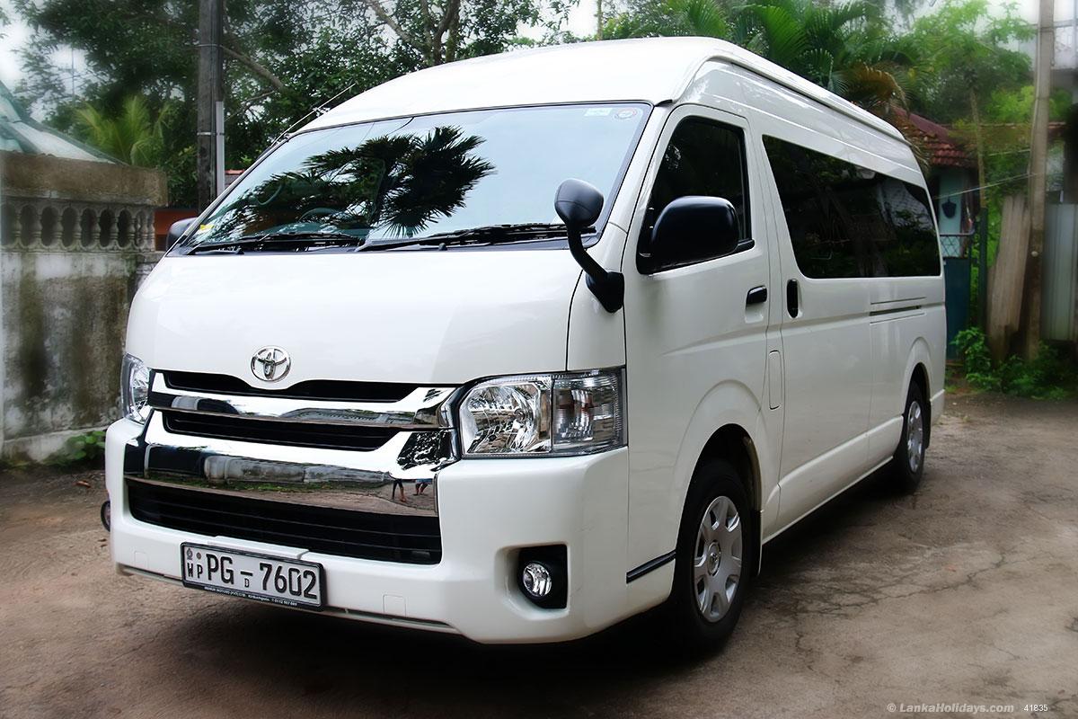 Sri Lanka Holidays - Micro Luxury van for rent for the best price ...