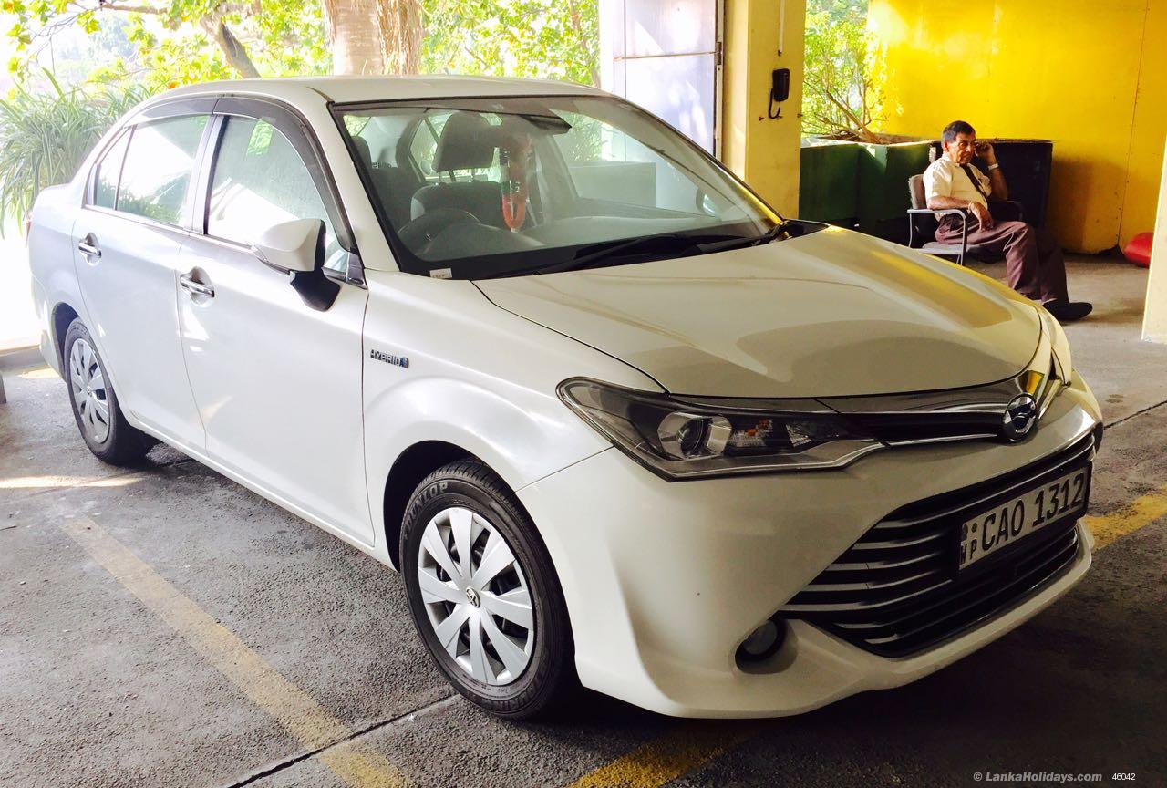 Sri Lanka Car Rentals/Hire - Toyota Axio Hybrid