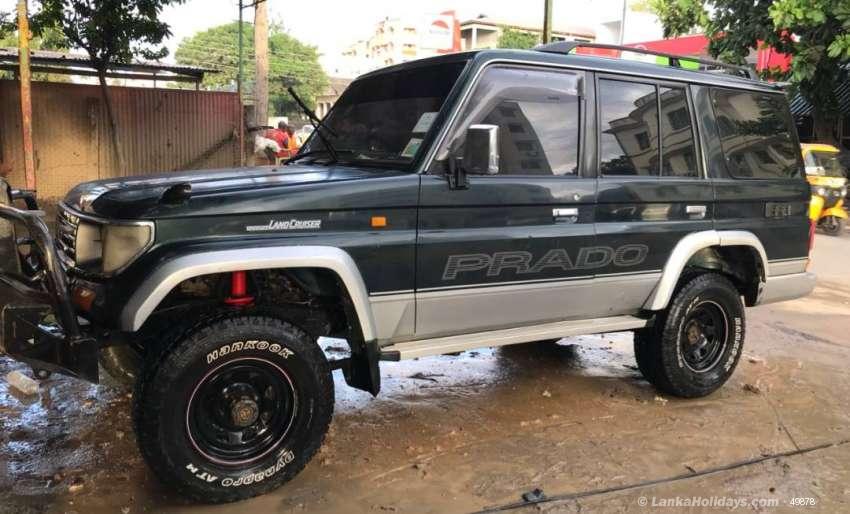 Sri Lanka Jeep Rentals/Hire - 100% COMFY LAND CRUISER RIDE