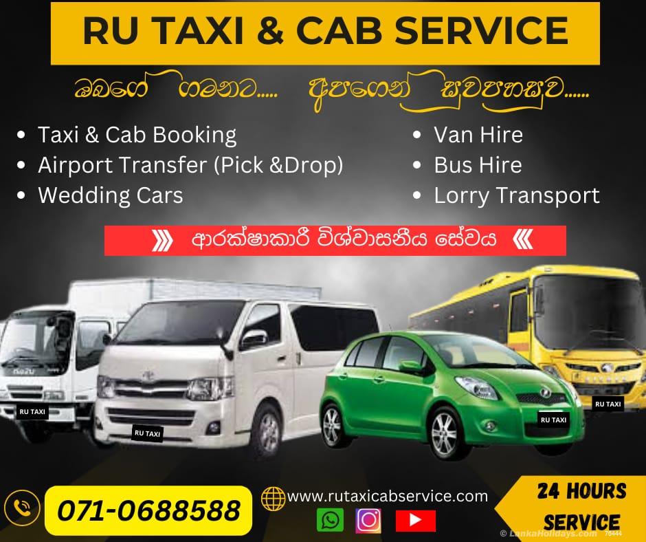 Sri Lanka Taxi/Cab Rentals/Hire - Taxi Cab Bus Lorry Van For Hire ...