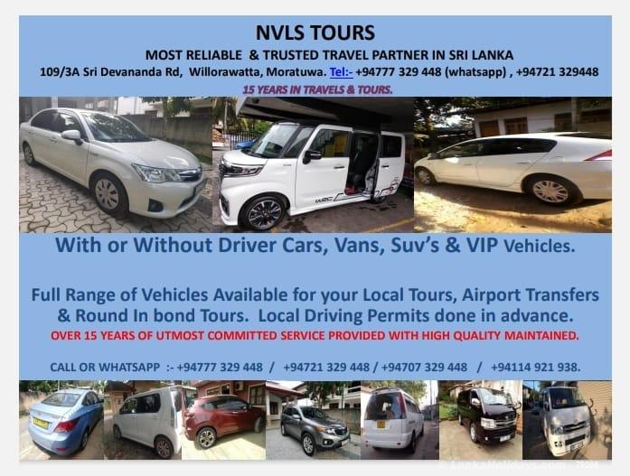 Sri Lanka Car Rentals/Hire - Rent a Car / Van / Luxury AC Bus's in Sri ...